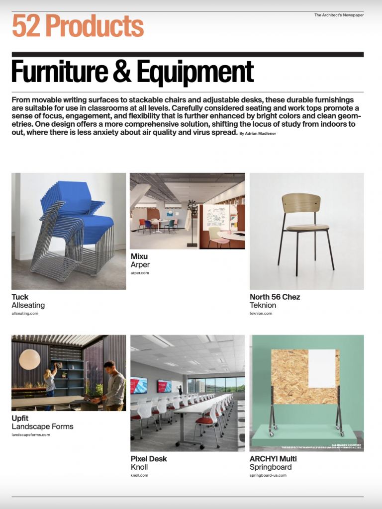 Springboard's ARCHYI. Collection in Architect's Newspaper - Paxson Fay