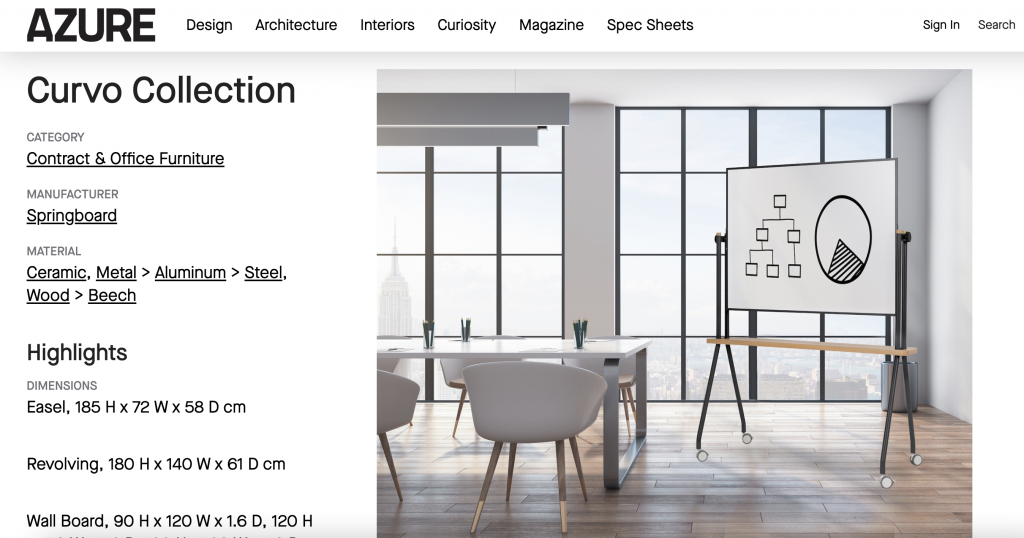 Springboard's CURVO on AZURE - Paxson Fay