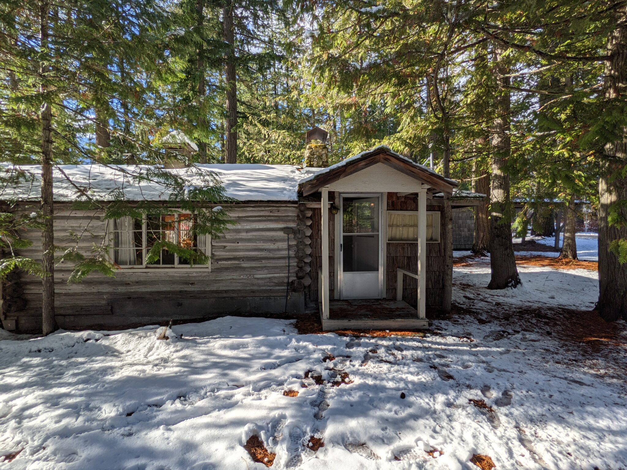 Syndicate Smith's Cabin in a Cabin on 1889 Washington Magazine - Paxson Fay